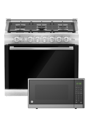 Estufa empotrable Mabe Microondas con Air Fry 79.20 cm XOC80750MGE11AF